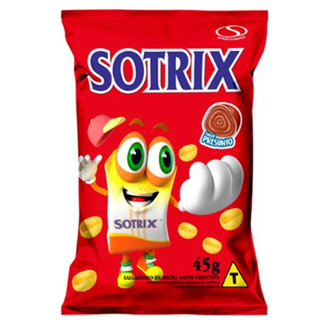 Salgadinho Sotrix 45g Presunto Campeão Supermercados
