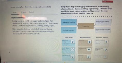 solved a nurse is caring for a client in the emergency