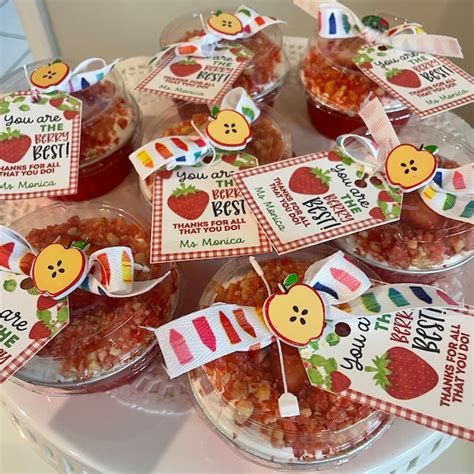 Editable Strawberry T Tag You Are The Berry Best Staff Teacher