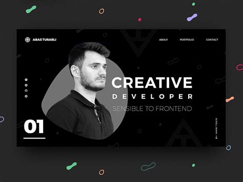 Front End Developer Portfolio Template