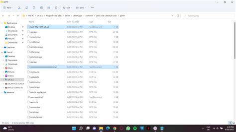 Is There A Way To View These Files On Ddlc That Are Present In The