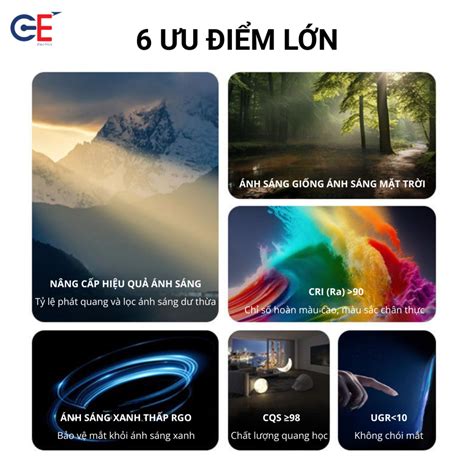Đèn Led Lon Nổi Philips Ge Cl2 đen Thiết Bị Điện Ge