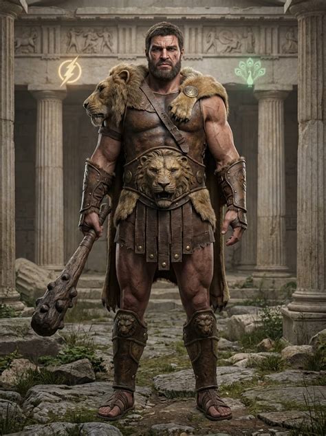 赫拉克勒斯 希腊神话 苦役与升神的最强英雄 · 神祇 · 英雄 Mythology Stories