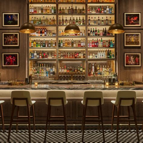 Cocktail Bar Interior Design New York City Mitch Broders Vintage New