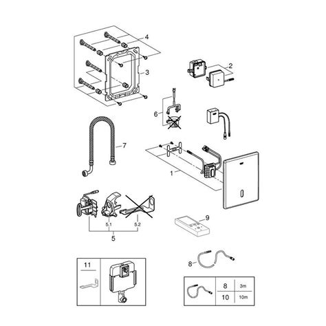 Grohe Tectron Skate Bluetooth Infra Red Electronic For Wc
