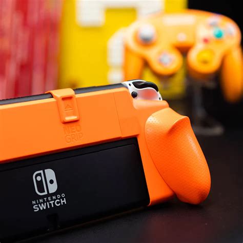 Neogrip Set Skull And Co For Nintendo Switch Oled Gamecube Orange