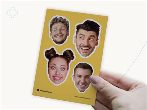 Ai Powered Face Cutout Stickers Sticker Builder And Die Cut Builder