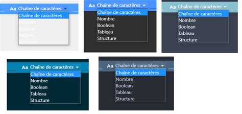 New Variable Editor Displays Type Select Options White On White · Issue 3927 · 4iangdevelop