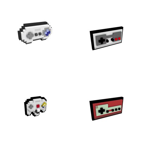 Snes Controller Pixel Art