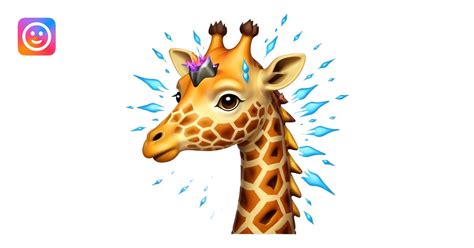 Giraffe Exploding Emoji Ai Emoji Generator