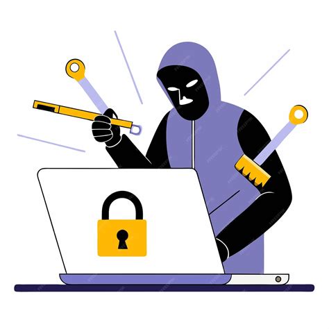 skilled hacker using lock picks to breaching security system premium ai generated vector