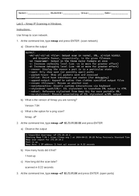 lab 5 nmap scanning ip lecture entee lab 5 nmap ip scanning in