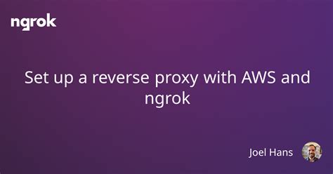 Set Up A Reverse Proxy With Aws And Ngrok