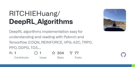 Github Ritchiehuang Deeprl Algorithms Deeprl Algorithms Implementation Easy For Understanding