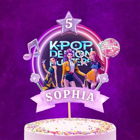 Kpop Demon Hunters Cake Pops Etsy