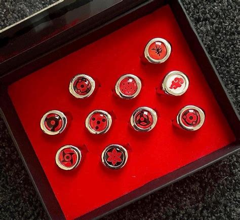 Anime Akatsuki Rings Uchiha Rinnegan Sharingan Hidden Leaf Village