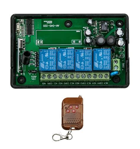 Ac85v 250v 110v 220v 240v 4ch Rf Wireless Remote Control Relay Switch