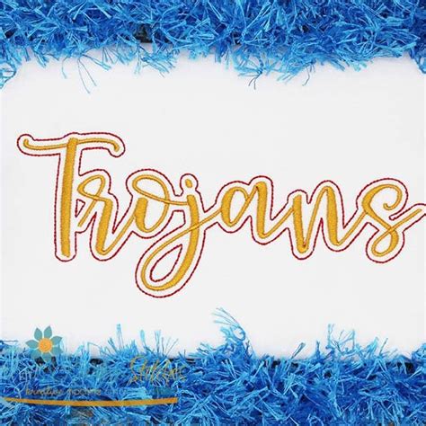 Trojans Script Etsy