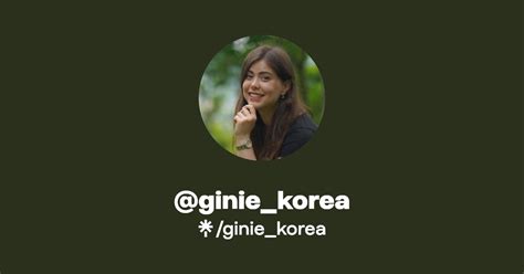 Ginie Instagram Tiktok Linktree