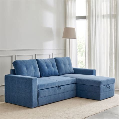 Buy Helios Woodland Fabric 2 Seater Storage Sofa Bed With
