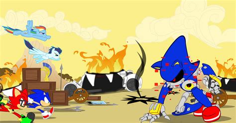 Sonic Forces And Mlp Movie Metal Sonic Battle By Trungtranhaitrung On
