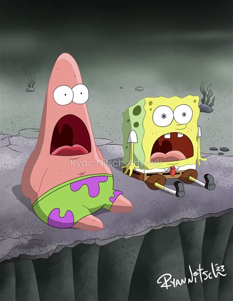 Spongebob And Patrick Shocked By Ryannitsch On Deviantart
