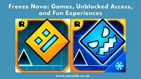 Freeze Nova Games Unblocked Access And Fun Experiences