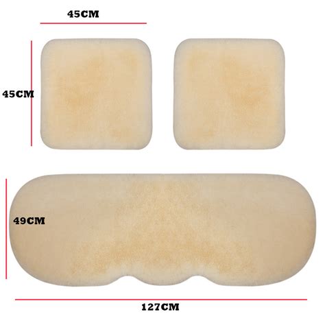 Badu Bg Калъф за столче за кола Вълнени кожени пелерини за автомобилен