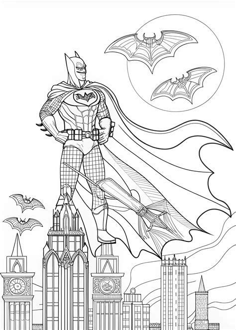 Animated Batman Coloring Pages One For All