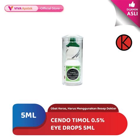Jual Cendo Timol 0 5 Eye Drops 5 Ml Shopee Indonesia