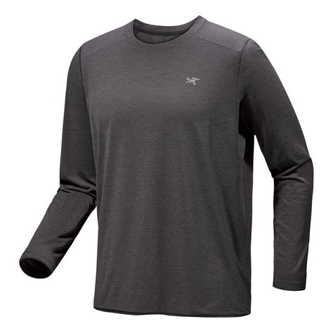 Arcteryx Cormac Crew Neck Long Sleeves T Shirt Black X000009719 Black