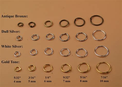 Jump Ring Sizing Chart Artofit