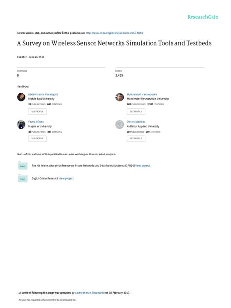 A Survey On Wieless Sensor Networks Simulation Tools And Testbeds