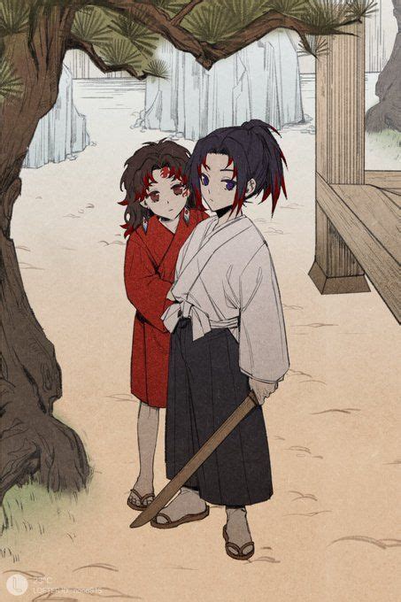 Michikatsu X Yoriichi Hình ảnh Dễ Thương Nghệ Thuật