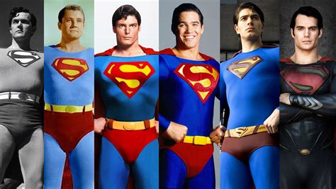 Superman Costume Over The Years At Ryan Azure Blog
