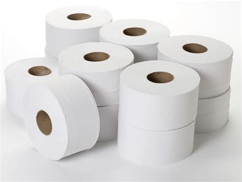 Mini Jumbo 2 Ply Rolls White