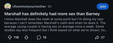 Do You Think Marshall Has Had More Sex Than Barney Reminem