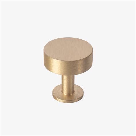 Solid Brass Disc Knobs