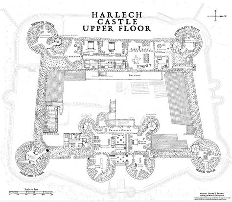 Harlech Castle Upper Floor Plan Castle Layout Paper Castle Castle
