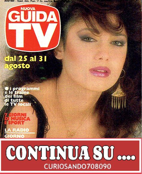 Michela Miti Come Era E Come è Curiosando Anni 80