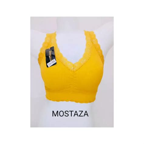 Generico Sosten Bralette Microfibra Talla Grande X195 1xxxl