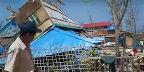 ရခိုင်ပြည်နယ်ကို မုန်တိုင်းထပ်မံဝင်ရောက်နိုင်သဖြင့် ဒေသခံများ စိုးရိမ်နေ