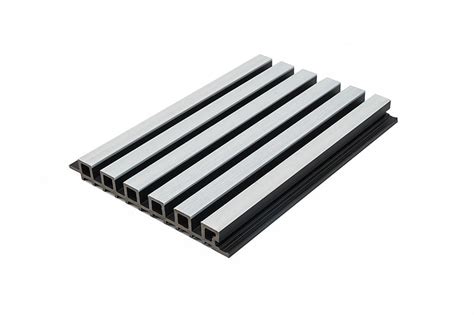 Narrow 6 Strip White And Black Gap Composite Siding Panels 7 8 Slat W Panel Prestige Outdoors