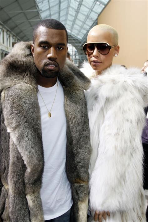 Kanye West Wearing Nutria Fur Coat Wolverine Furs