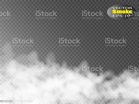 안개 또는 연기 고립 된 투명 한 특수 효과입니다 화이트 벡터 흐려 안개 또는 스모그 배경 벡터 일러스트 레이 션 구름에 대한 스톡 벡터 아트 및 기타 이미지 Istock
