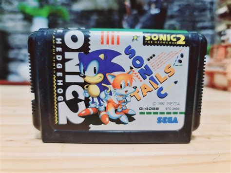 Sonic The Hedgehog 2 Sega Mega Drive 1992 G 4088 Md Japan Version