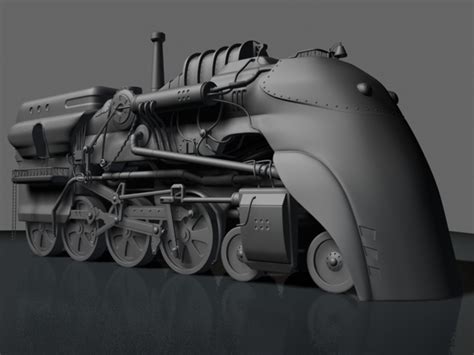 3d Model Steam Train