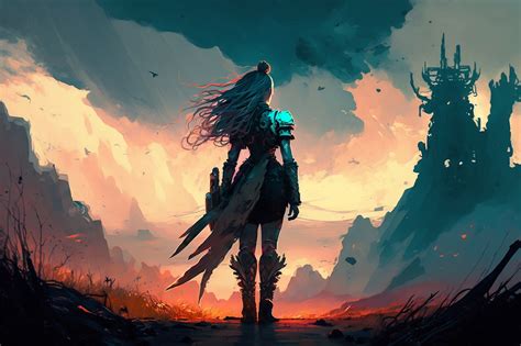 Download Ai Generated Woman Warrior Royalty Free Stock Illustration Image Pixabay