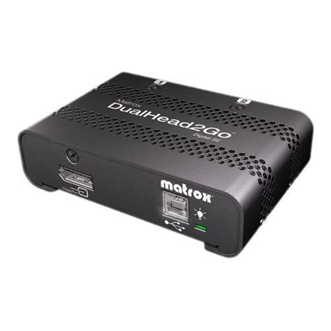 Matrox D2g Dp2d If Dualhead2go Digital Se External Multi Display Adapter