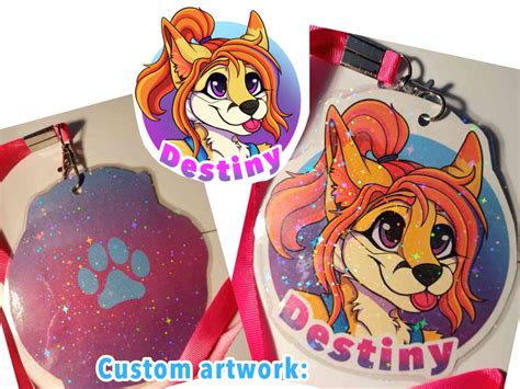 Fursuit Badges Bring Your Own Art Options Etsy